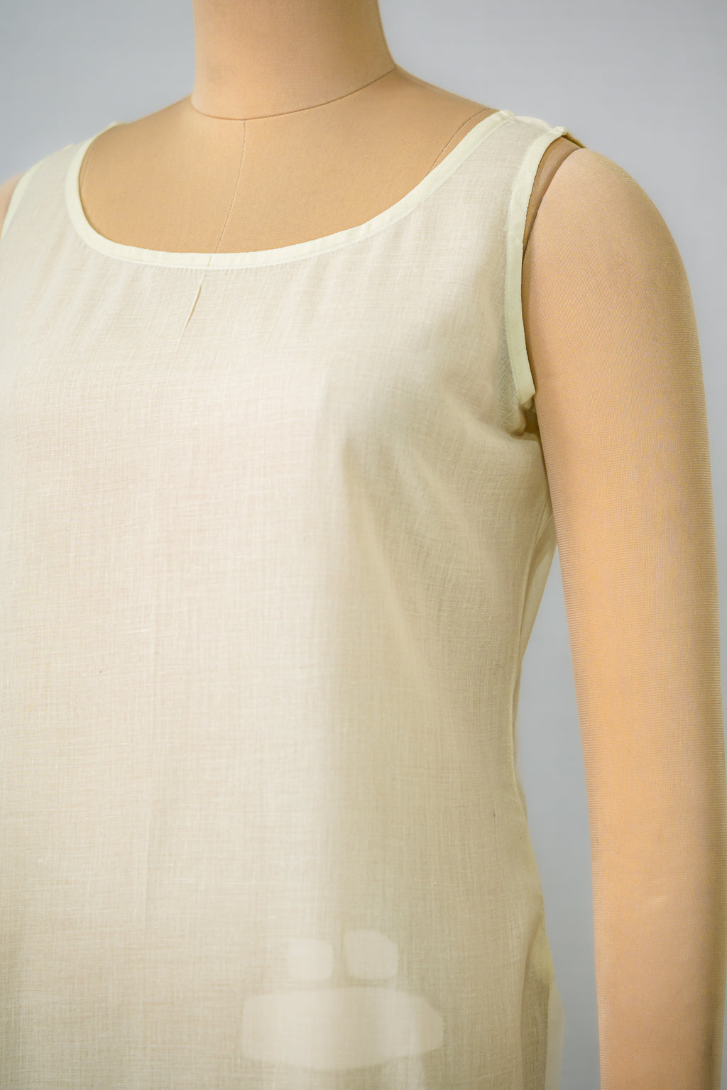 Cotton Round Neck Long Inner Slip- Lobha Deepthis