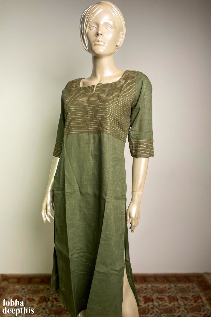 Machine Embroidery Kurtas – Lobha Deepthis