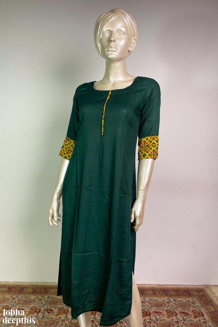 Lobha Deepthis- Handcrafted Size Inclusive Kurtas, Bottoms and Fabric