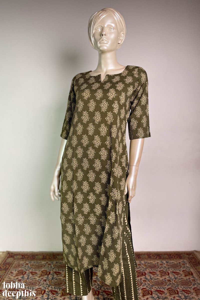Lobha Deepthis- Handcrafted Size Inclusive Kurtas, Bottoms and Fabric